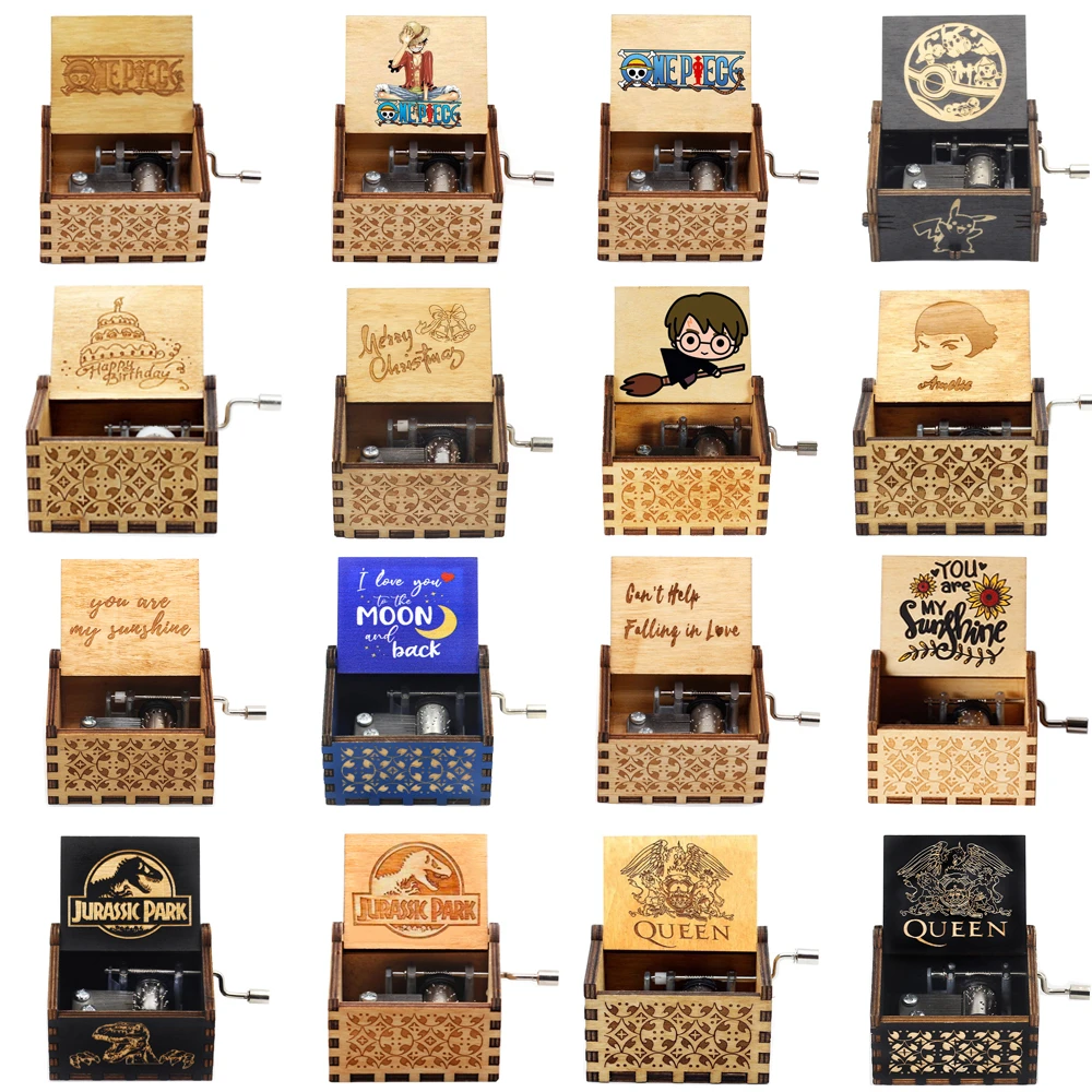 Music Boxes Simpsons | Music Box One Piece | Wooden Music Box | Music ...