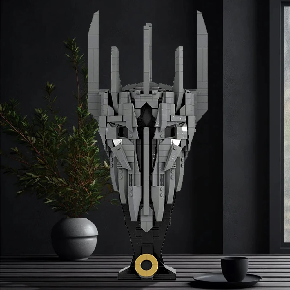 Gobricks-MOC-Rings-Movie-Sauron-Helmet-Bricks-Model-Sauron-Helmet ...