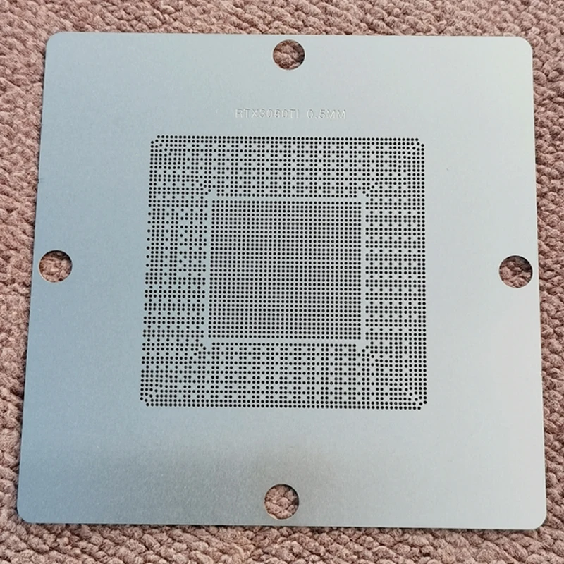 BGA Reballing Stencil For RTX 3080 3090 GA102 300 A1 GA102 100 A1 GA102 ...