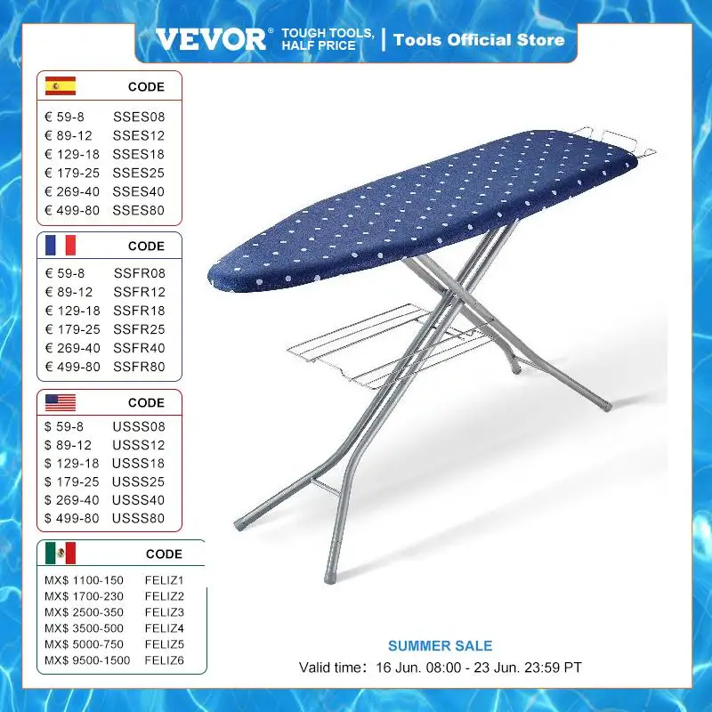 VEVOR-Full-Size-Ironing-Boards-4-3-Layers-Heat-Resistand-Structure ...