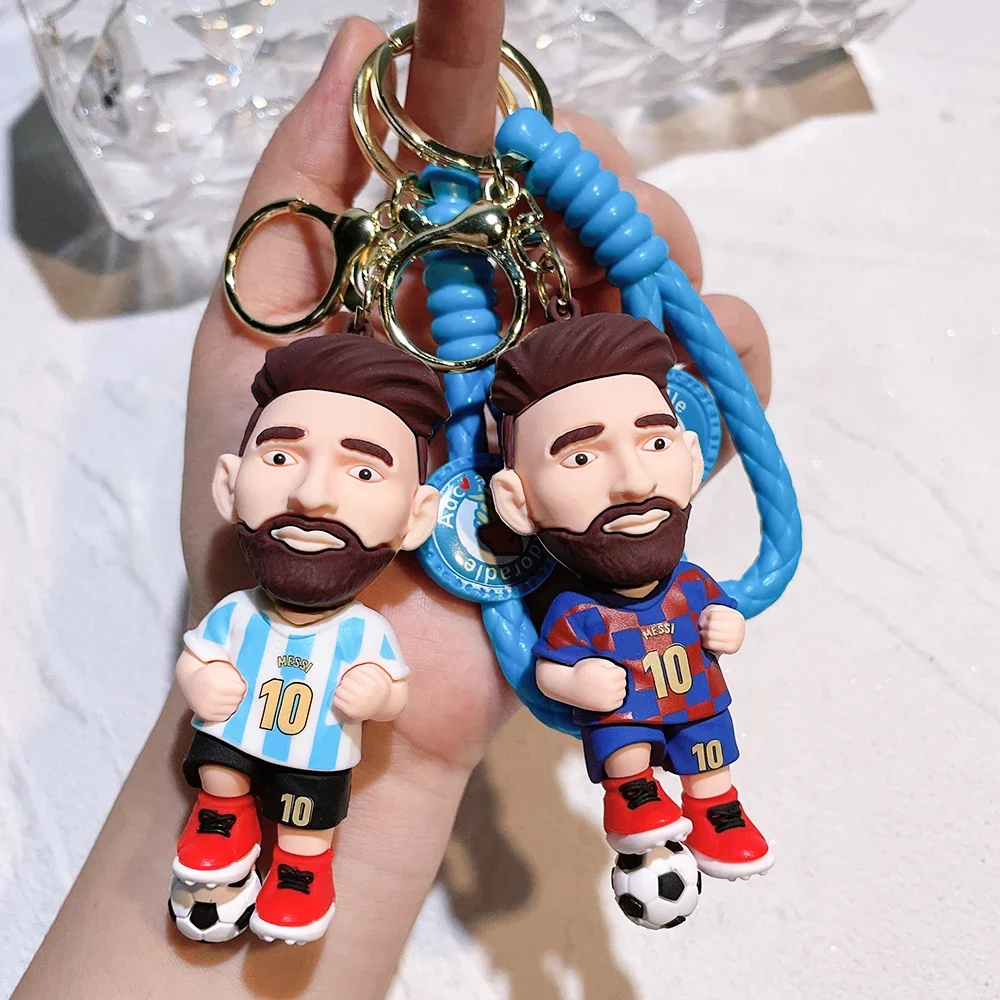 New-Cross-border-Creative-Cartoon-Character-Messi-Keychain-Pendant-Bag ...
