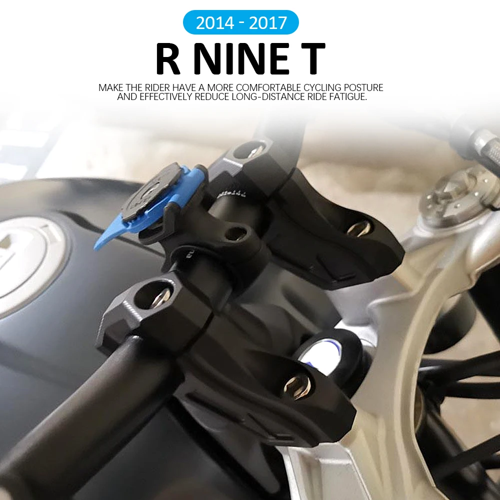 Motorcycle Handlebar Risers Bar Back For BMW R NINE T 2014 to 2018 2019 ...