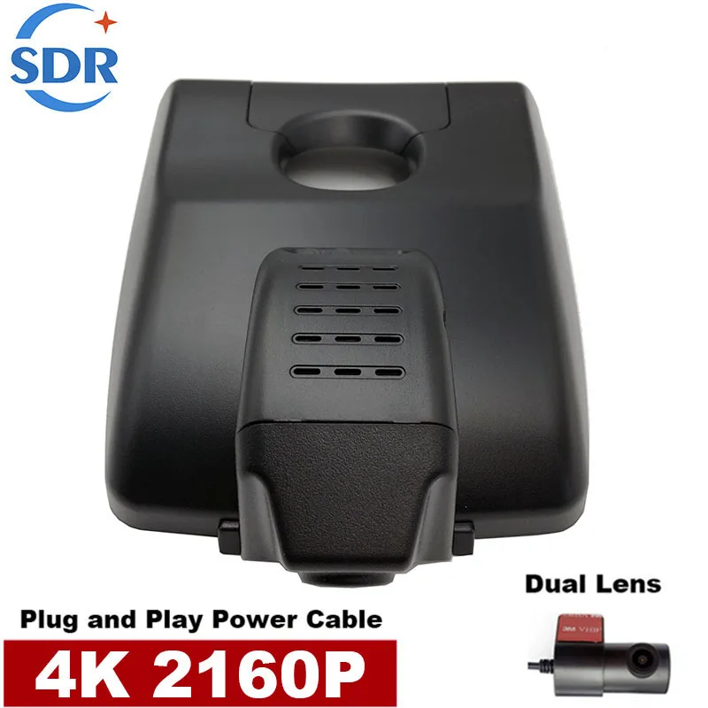 4K-2160P-Plug-and-play-Car-DVR-Video-Recorder-Dashcam-Dual-Lens-Camera ...