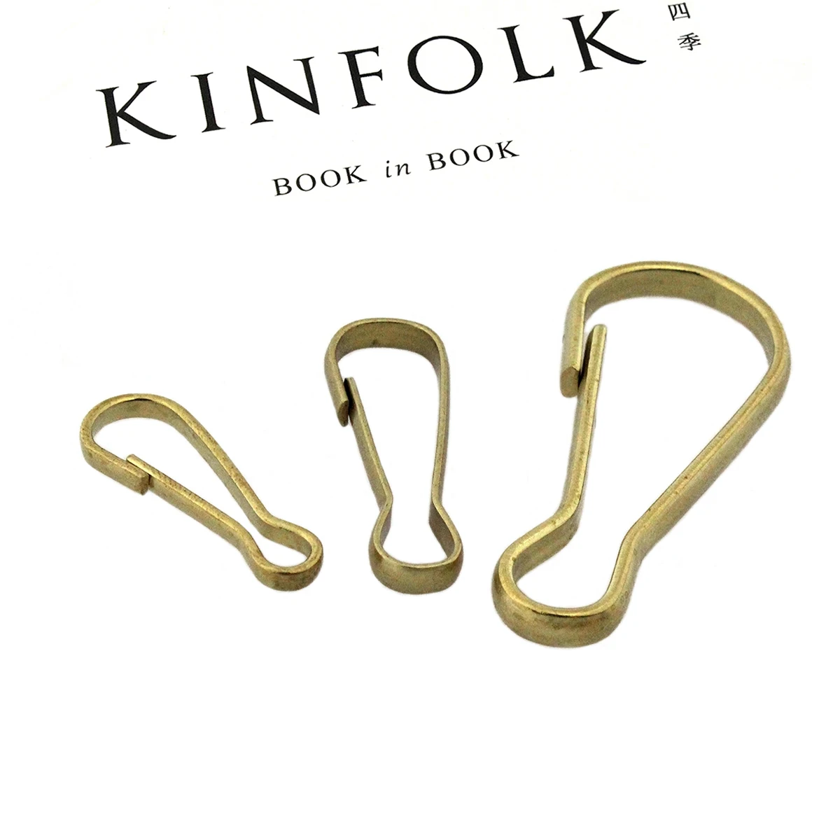 5 pcs Wholesale Solid Brass S Ring Curtain Clasp Split Key Ring Hook ...