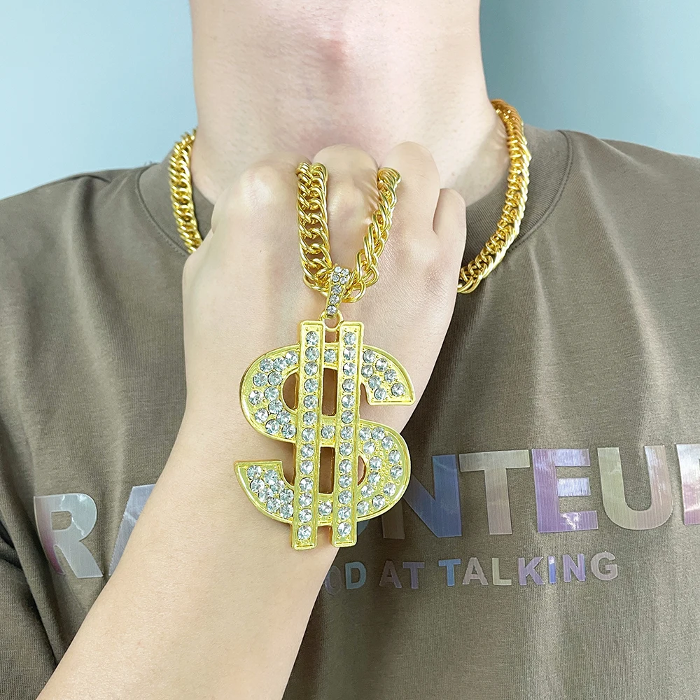 Gold Chain Money Sign