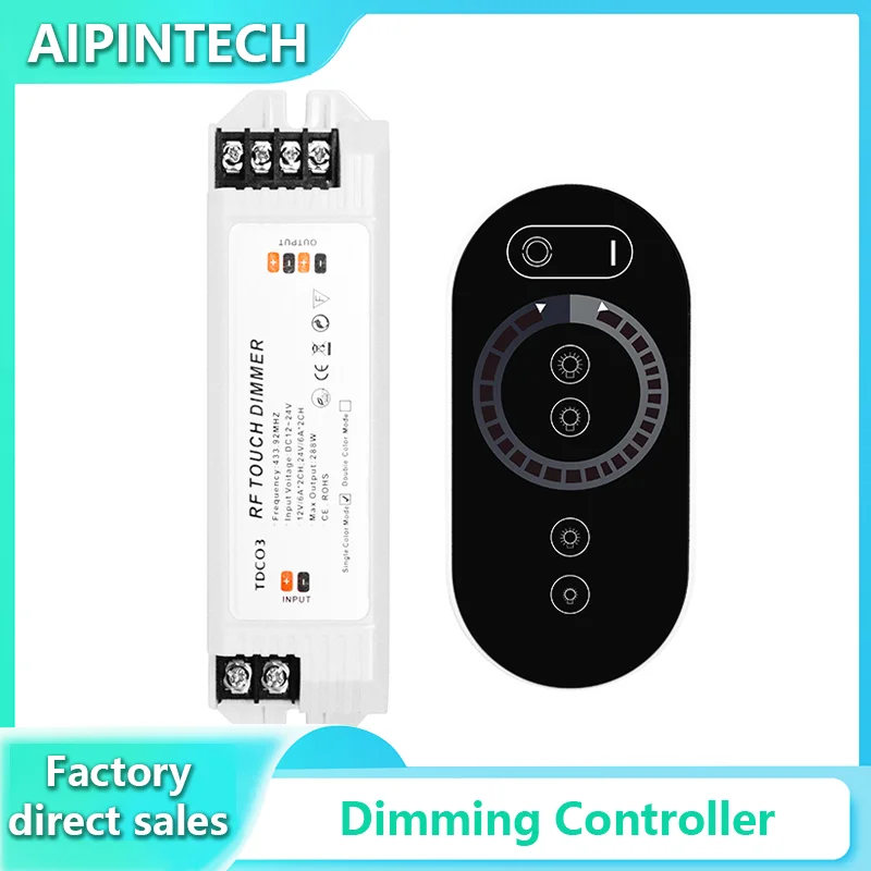 LED-monochrome-light-touch-string-controller-PWM-low-voltage-dimmer ...