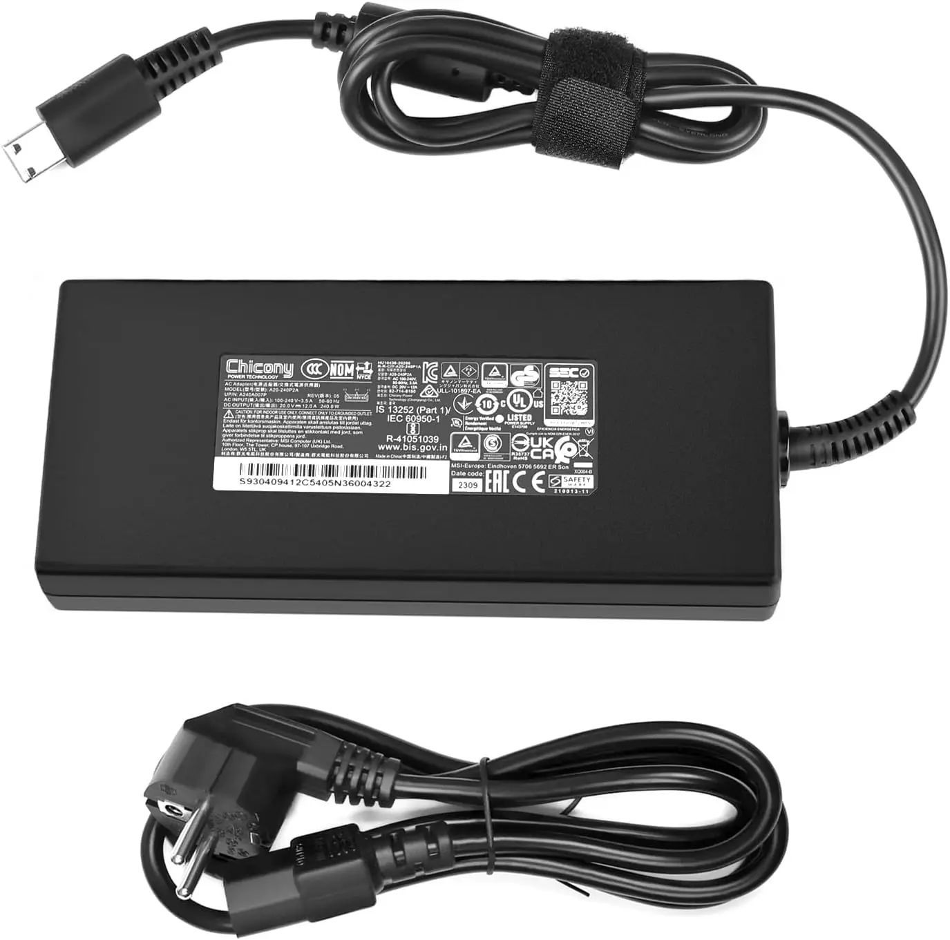 240W-20V-12A-USB-Tip-Laptop-Power-Adapter-Charger-For-MSI-GE76-GE66 ...