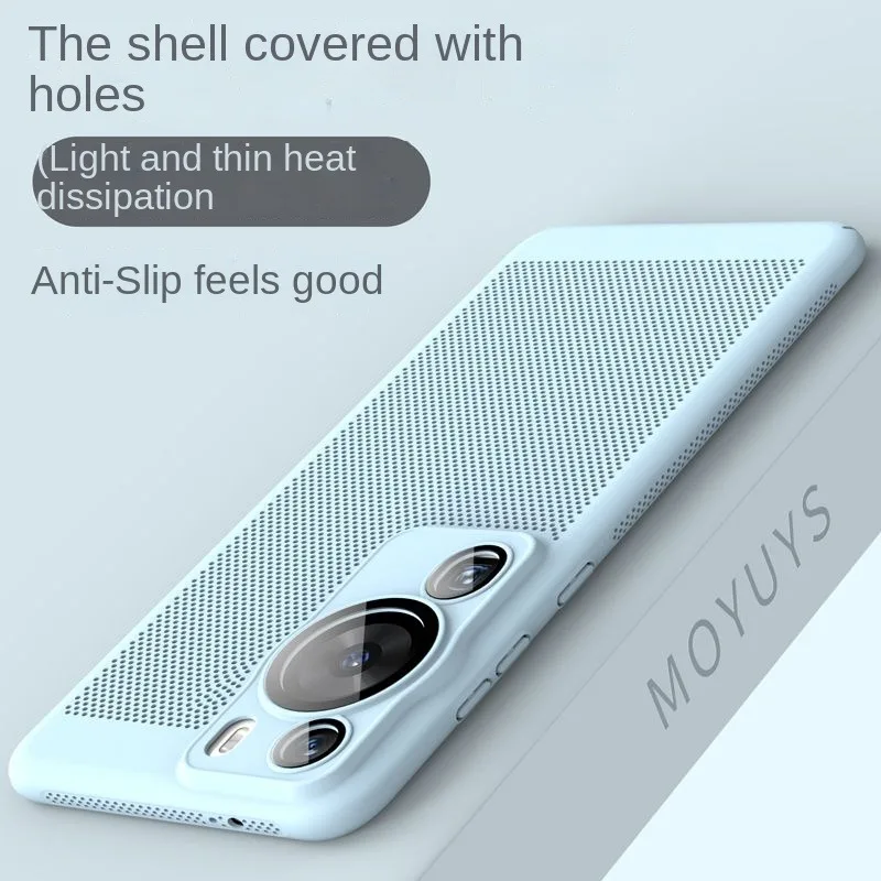 For Huawei P60 P50 P40 Pro Case Hard PC Slim Heat dissipation ...