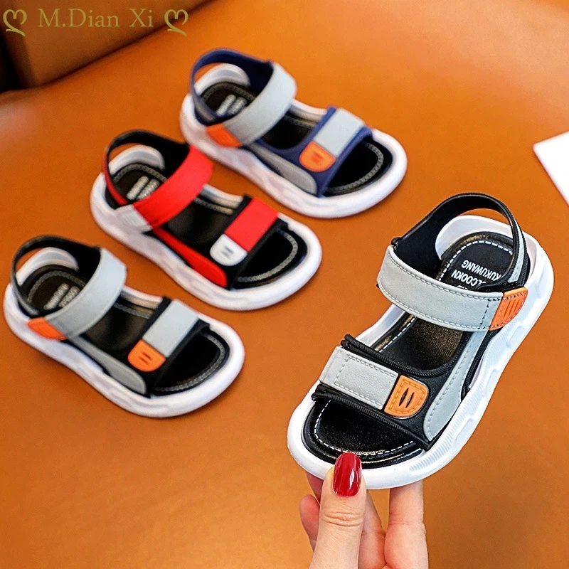 Children Sandals Big Boys | Baotou Beach Boys Sandals | Sandals Korean ...