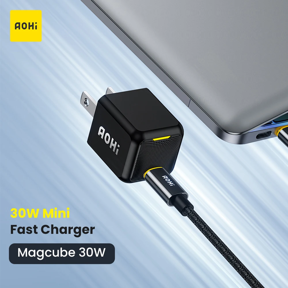 AOHI-Magcube-GaN-Pro-Charger-30W-USB-C-Charger-Type-C-Quick-Charger ...