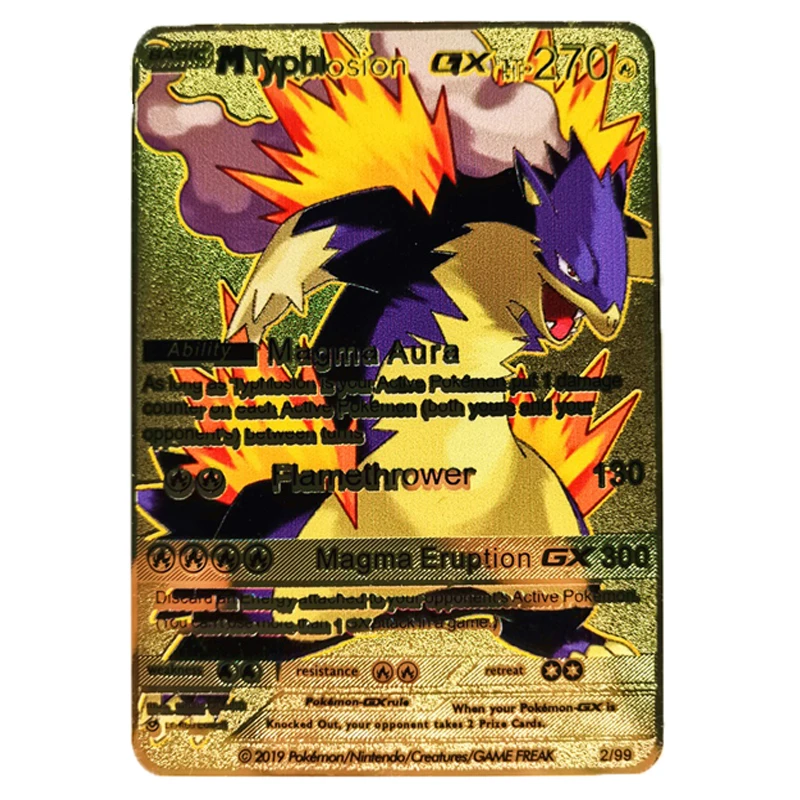 Pokemon Typhlosion Mega Evolution Card