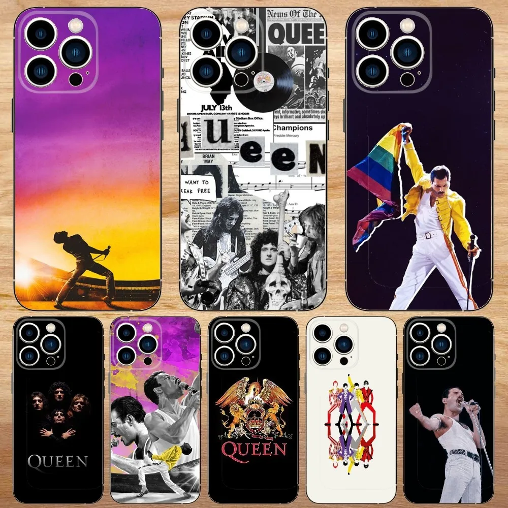 Freddie-Mercury-Queen-Phone-Case-For-iPhone15-14-13-12-11-Pro-Max-Plus ...