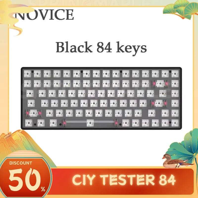 Ciy-Tester-84-Kit-de-teclado-84-100-retroiluminaci-n-Rgb-mec-nica-juego ...