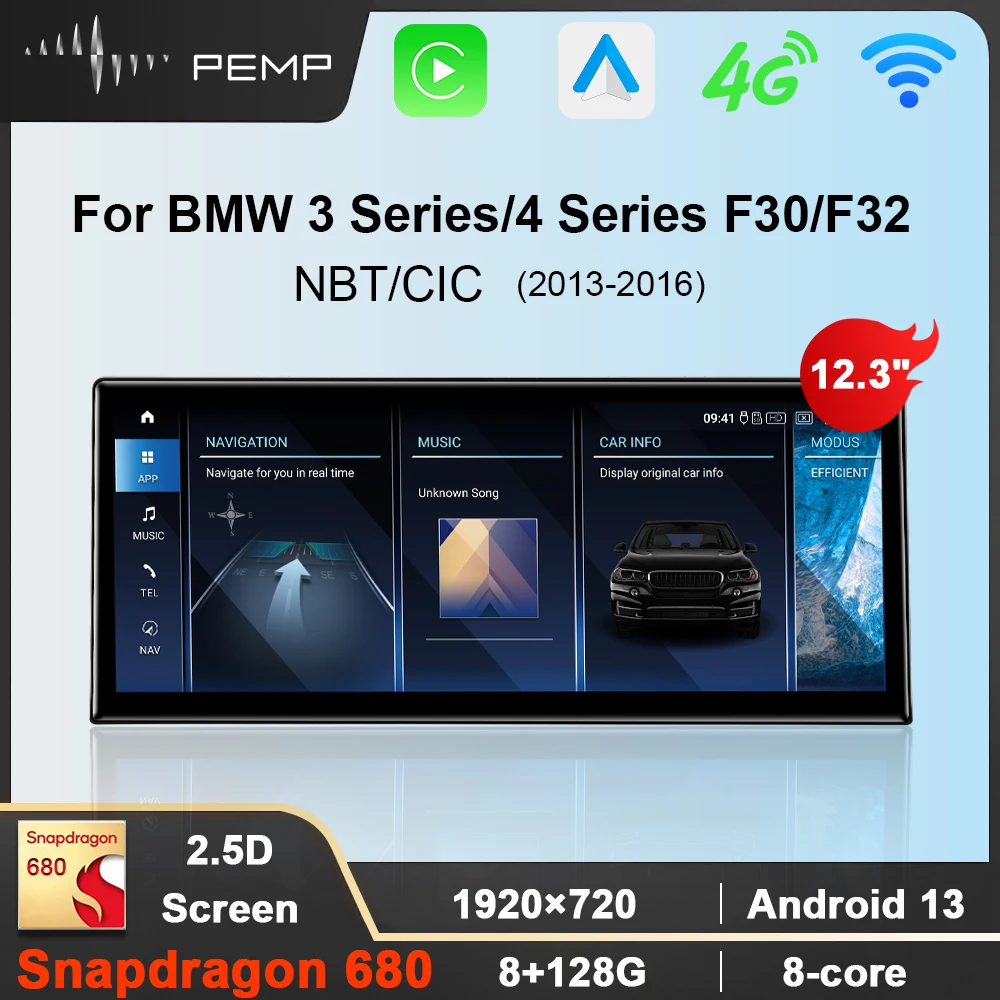 PEMP-12-3-Ultra-Thin-Screen-Wireless-Carplay-Android-Auto-Multimedia ...