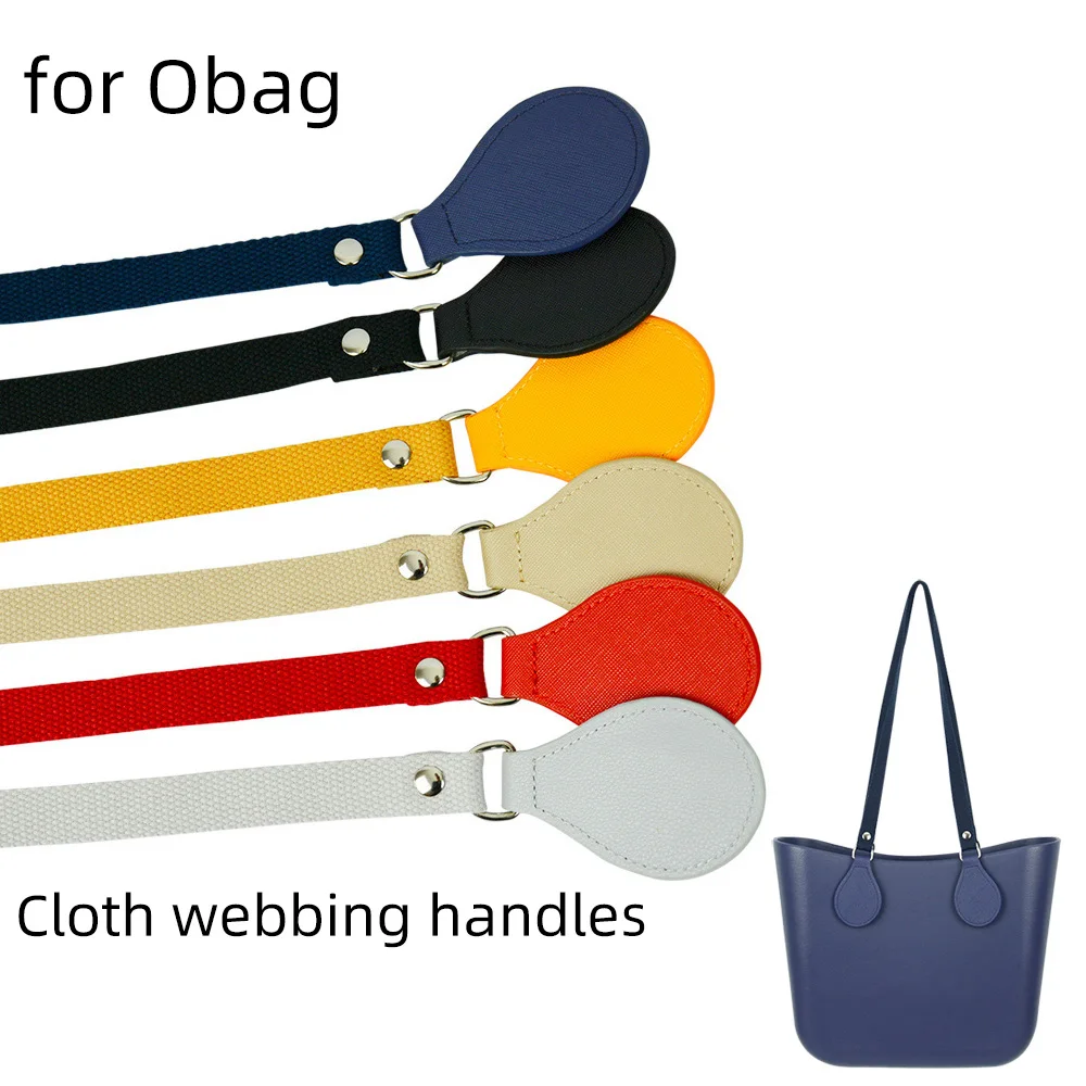 New 1 pair Long Thicken Polyester Cotton Flat Handles straps for OBag ...