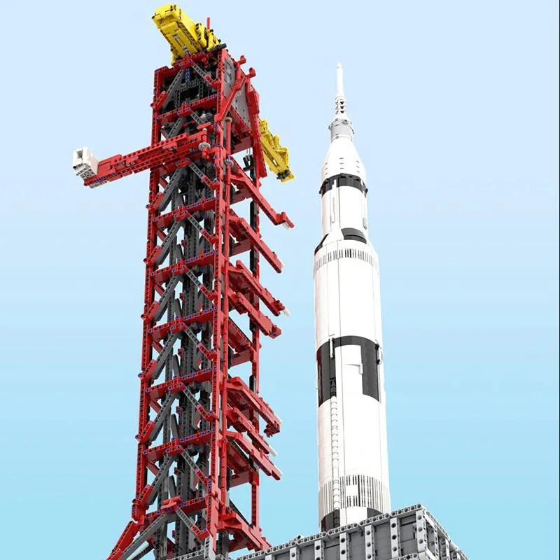2025 New Rocket Launch Bracket 7706PCS Model Building Blocks Holiday ...