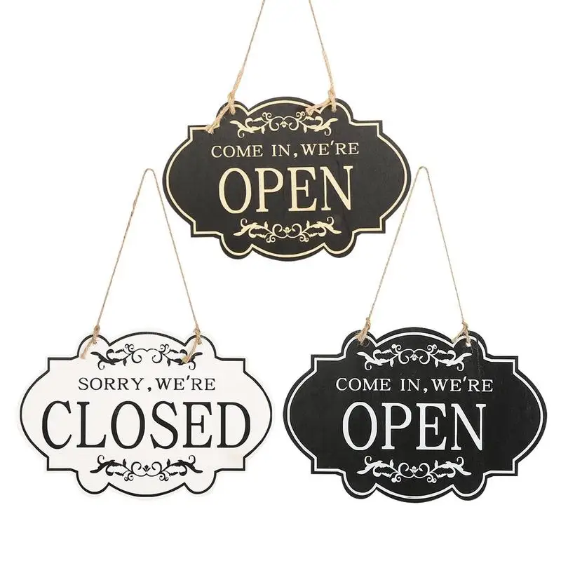 Vintage Open Closed Sign
