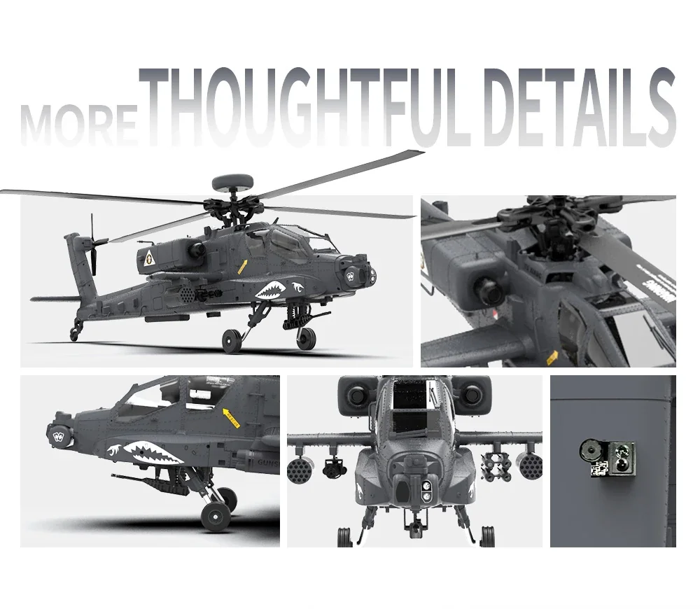 Apache F11S Armed Remote Control Helicopter GPS With Camera Display ...