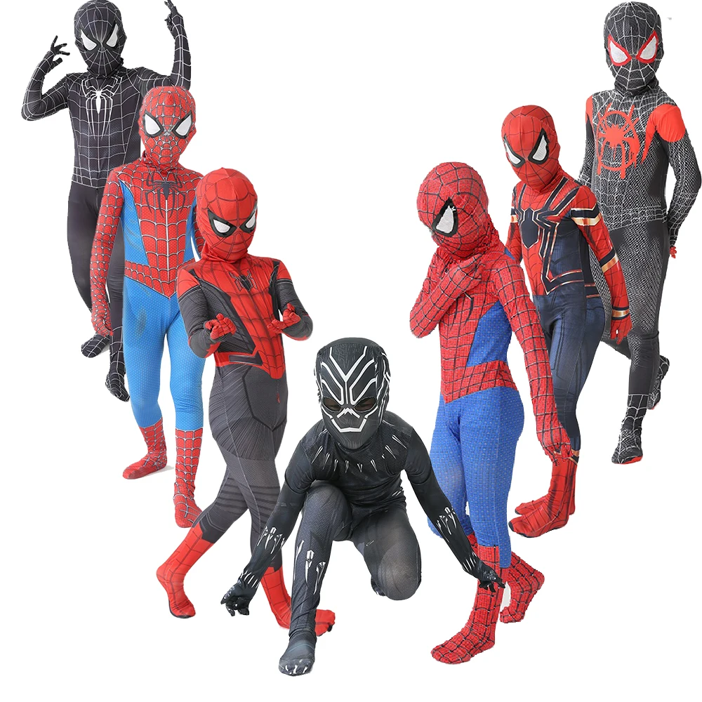 Black Spider Man Costume Kids