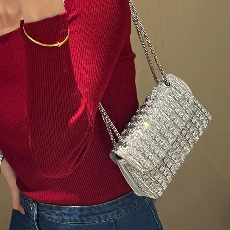 New-Design-Fashion-Rhinestone-Purse-Luxury-Designer-Handbags-Elegant ...