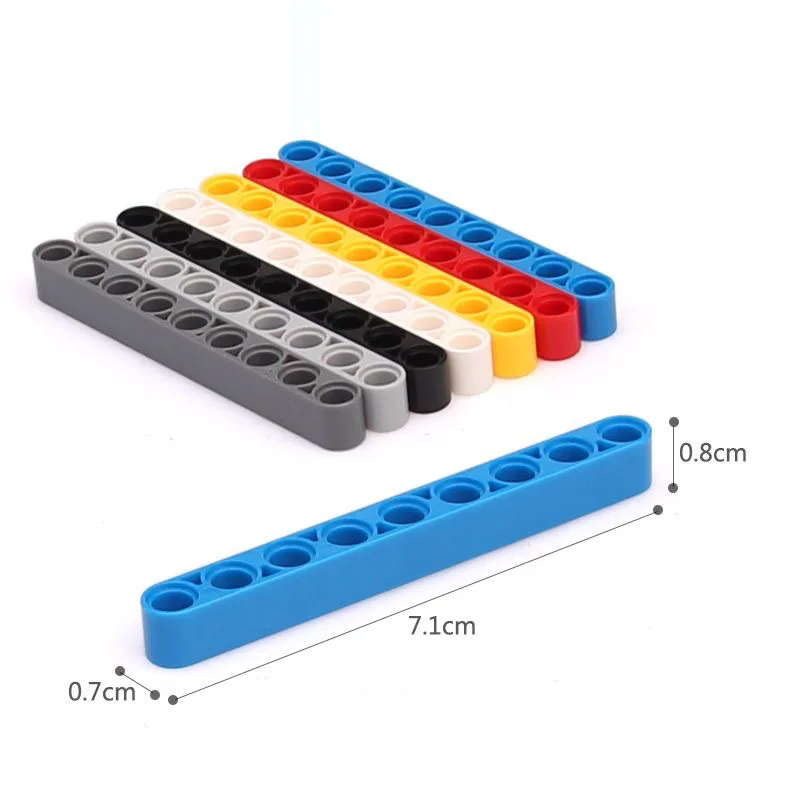 MOC-Parts-Building-Blocks-Technical-DIY-Liftarm-Thick-1x9-hole-arm ...