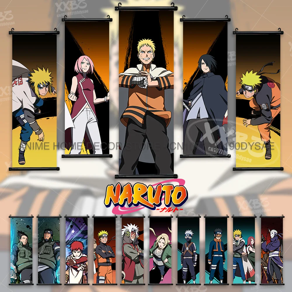 Naruto Posters Uchiha Sasuke Anime Wallpaper Jiraiya Hanging Painting ...
