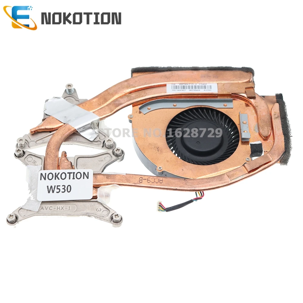 NOKOTION-04W3627-04W3626-0B57854-Radiator-For-Lenovo-ThinkPad-W530-Laptop-CPU-GPU-Cooling-System ...