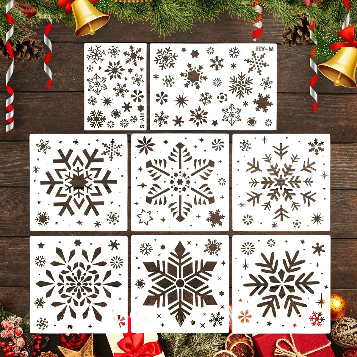 Snowflake Stencils For Windows