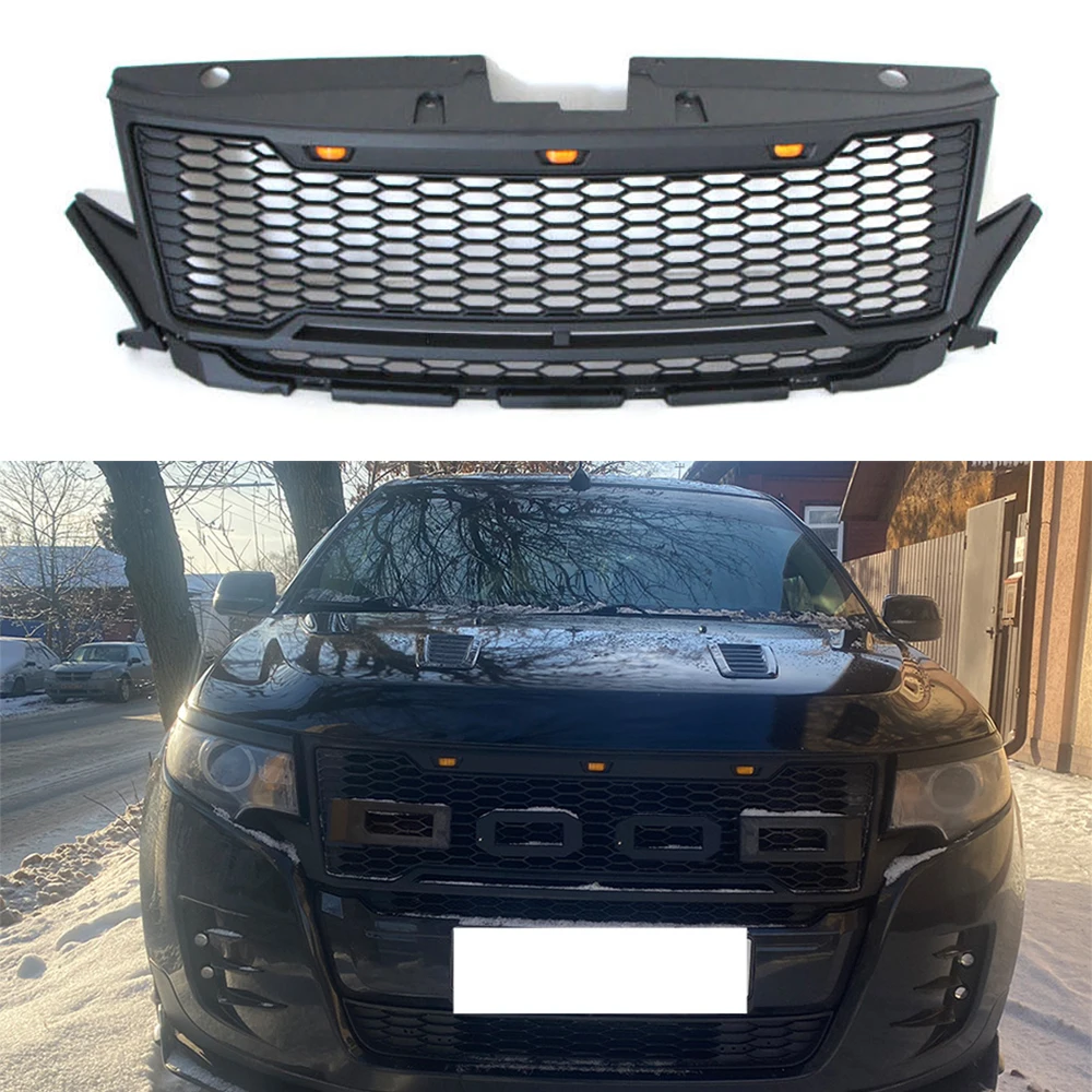 Car-Body-Kit-Black-Grey-Auto-Grills-Bumper-Grill-For-Ford-Edge-2011 ...