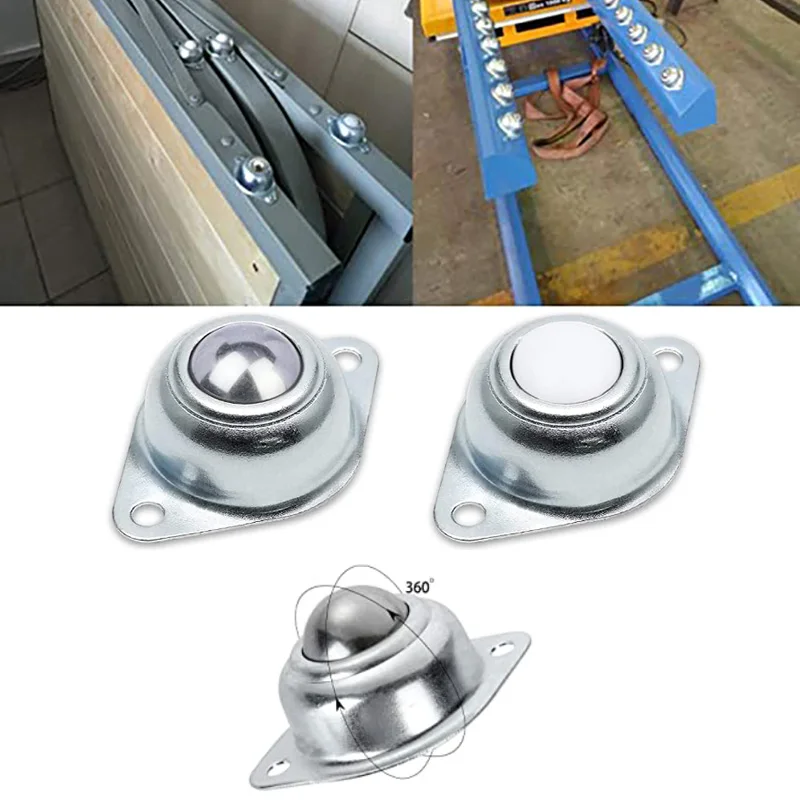 2pcs 1 2inch Ball Transfers Universal Rotation Ball Conveyor Wheel