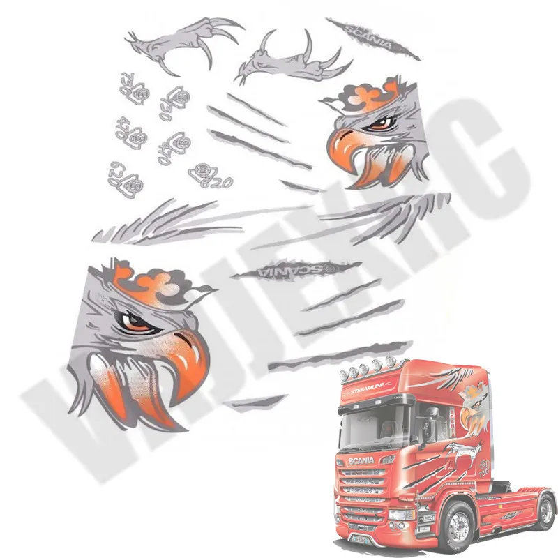 Scania Car Shell Decal Sticker for Tamiya 1/14 Scale RC Scania R470 R620
