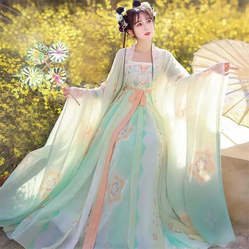 Plus Size Hanfu Traditional Dress Women Ancient Chinese Hanfu Set ...