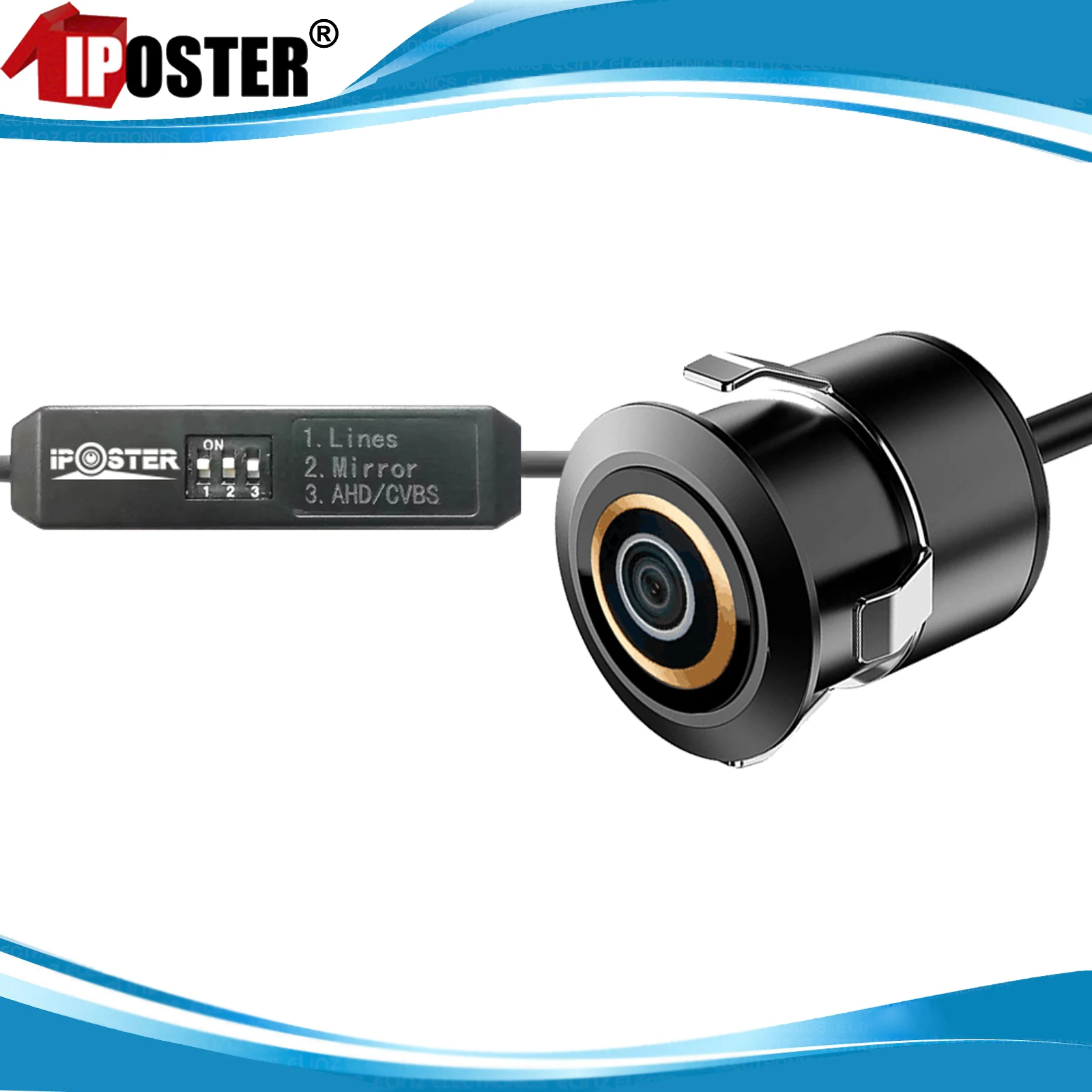 iPoster-Flush-Mount-Mini-AHD-CVBS-Rear-View-Backup-Reversing-Camera ...