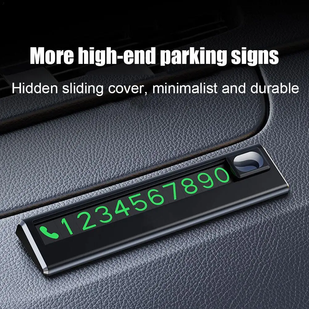 Car-Temporary-Parking-Card-Phone-Number-Card-Plate-Telephone-Number-Car ...