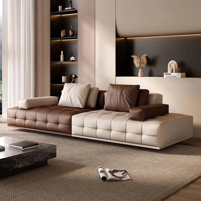 Lazy-Contact-Skin-Living-Room-Sofas-Mid-Century-Straight-Luxury-Relax ...