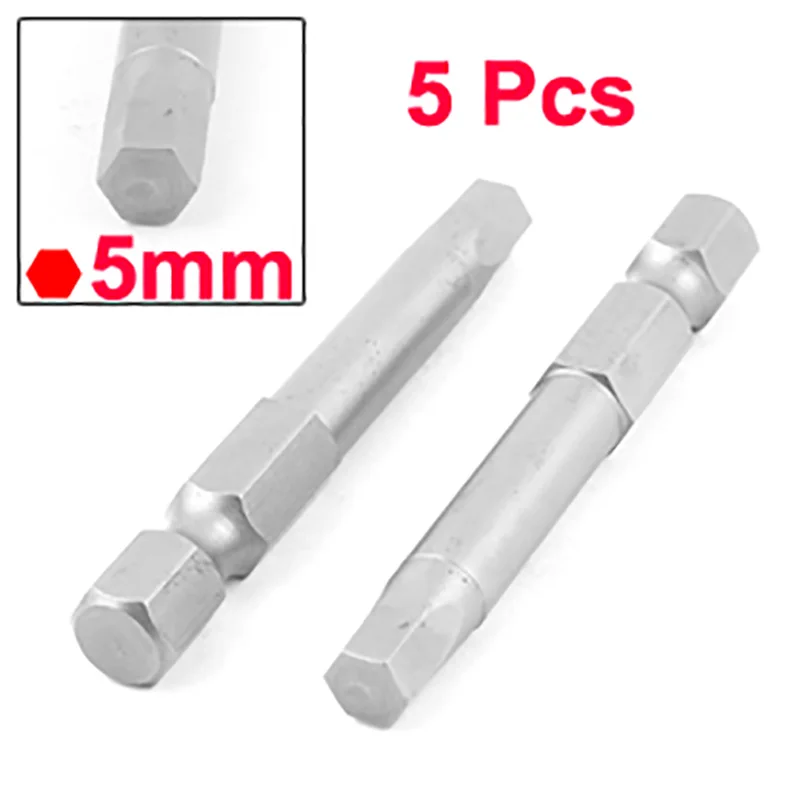 Screwdriver Bits | 1/4 Hex Bit 5mm | 5mm Hexagon Bit | Hex Screwdriver ...
