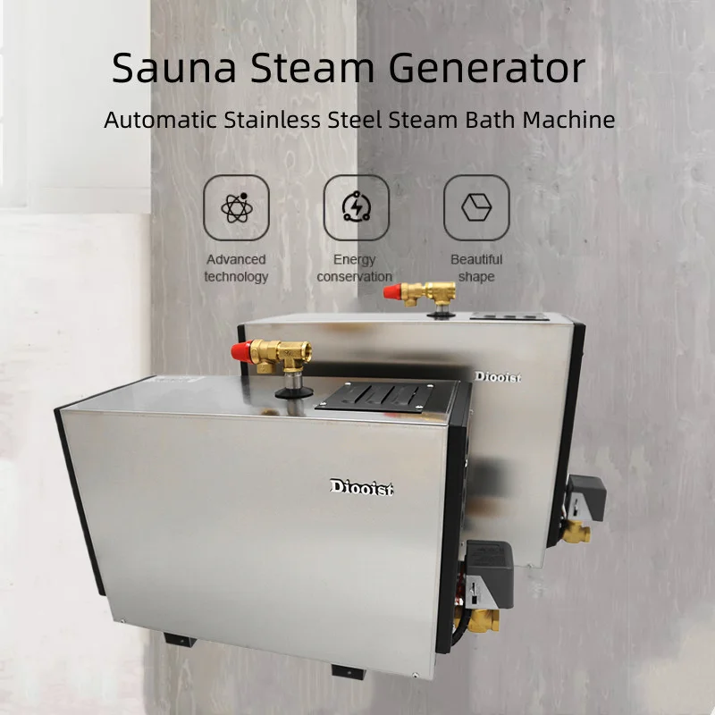 9KW-Stainless-Steel-Sauna-Spa-Steam-Generator-For-Home-Steam-Shower ...