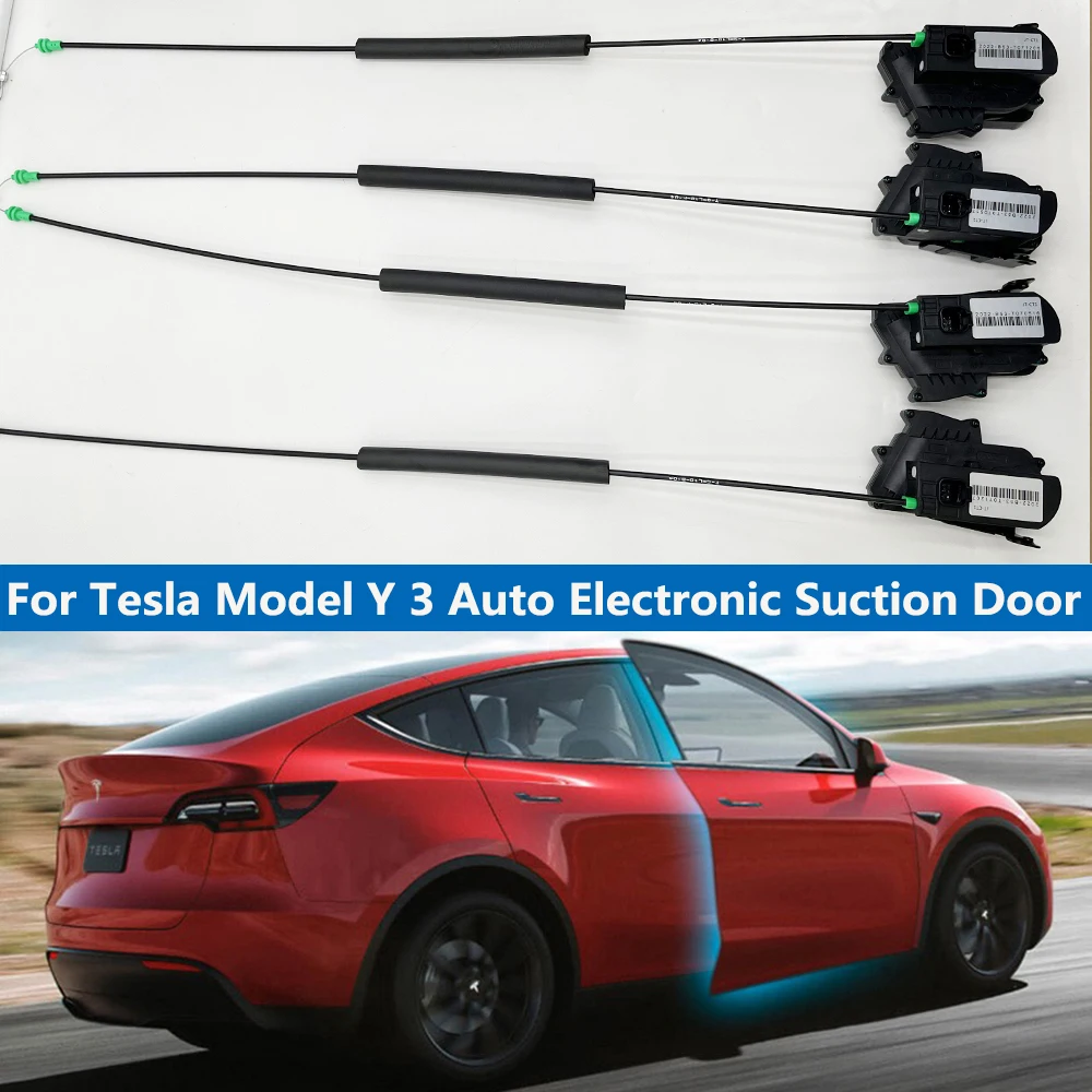 Manijas de puerta de cierre suave para Tesla modelo Y 3 2018 2023 ...