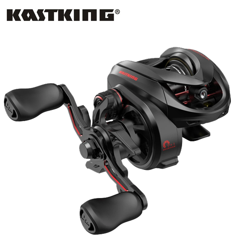 KastKing Black 용감한 이글 II 베이트 기교 시스템 베이트 캐스팅 릴, 최대 5KG 드래그 7BB + 1RB 8.4:1 고속 낚시 릴| | - AliExpress