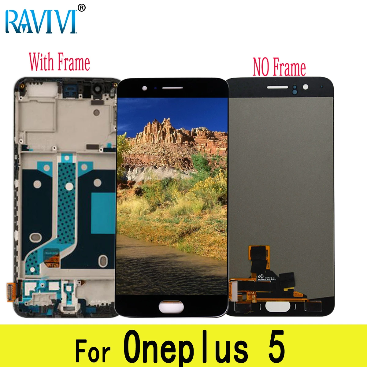 5.5" Lcd For Oneplus 5 Lcd Display Touch Screen Digitizer Assembly ...