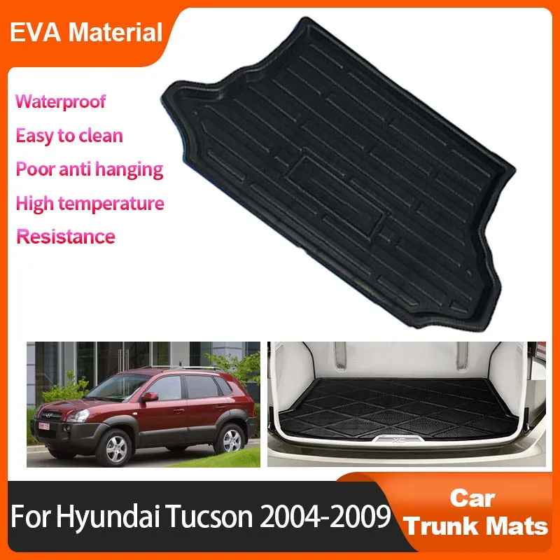 Auto-Trunk-Mats-For-Hyundai-Tucson-JM-2004-2005-2006-2007-2008-2009-Car ...