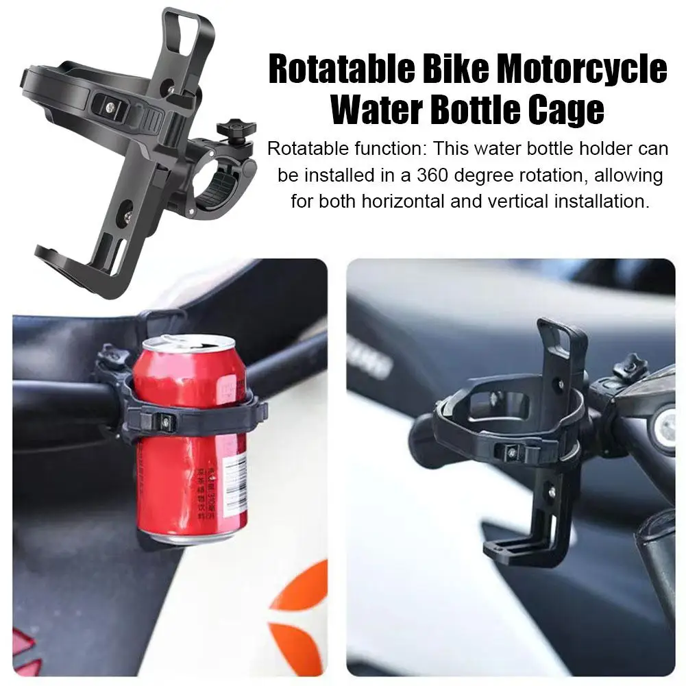 Rotatable-Bike-Water-Bottle-Cage-Multifunction-Cycling-Beverage-Holder ...
