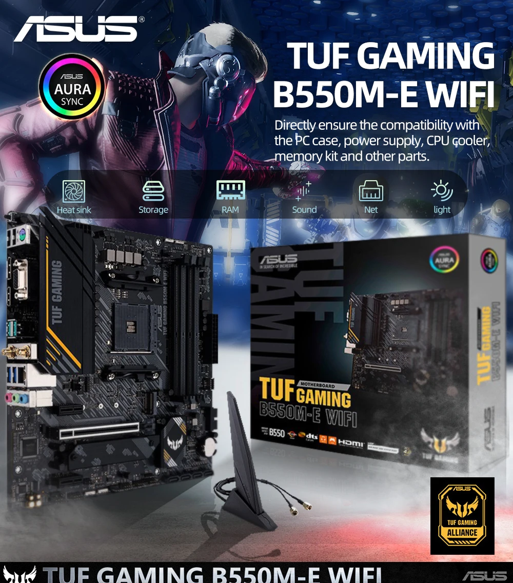 Новый TUF GAMING B550M-E (WI-FI) | AliExpress