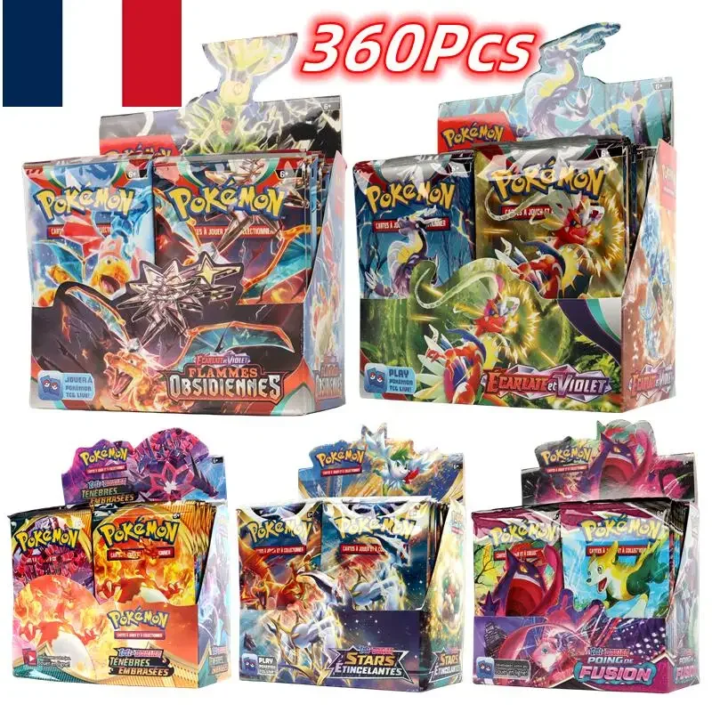 360Pcs-French-Pokemon-TCG-Scarlet-Violet-Obsidian-Flames-Booster-Box ...