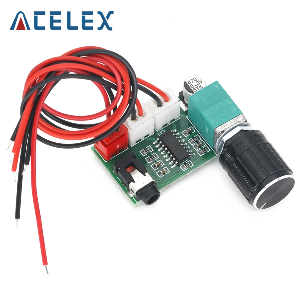 XH-A157 Digital Amplifier Board PAM8403 with Volume Knob Aux Input USB ...