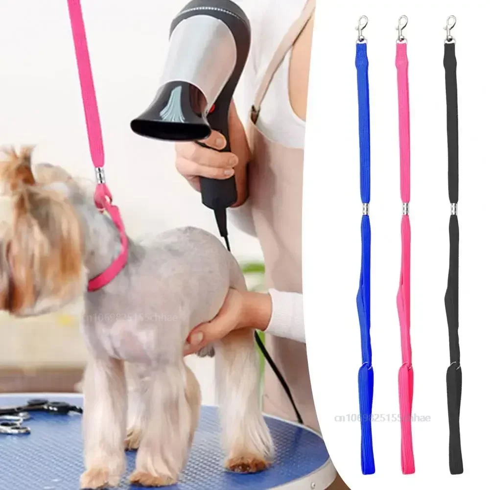 Portable Pet Traction Belt Adjustable Dog D-Rings Bathing Band DogCat ...
