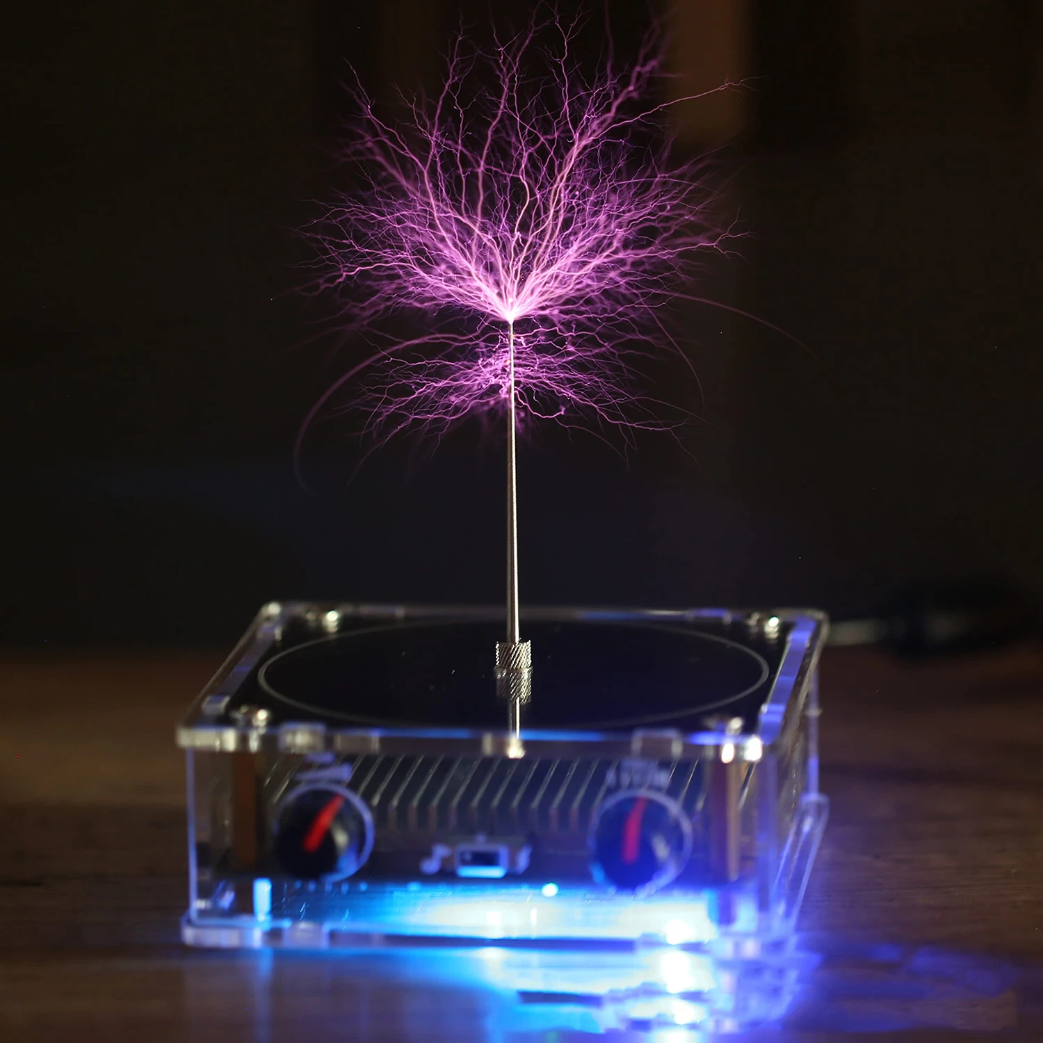 Mini-Tesla-Coil-Speaker-Bluetooth-compatible-Music-High-Power-Voltage ...