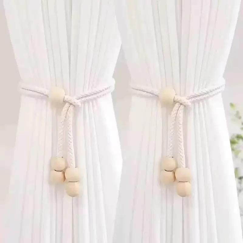 2pcs Japanese Wabi-Sabi Style Braided Rope Tie Straps, Soft Cotton ...
