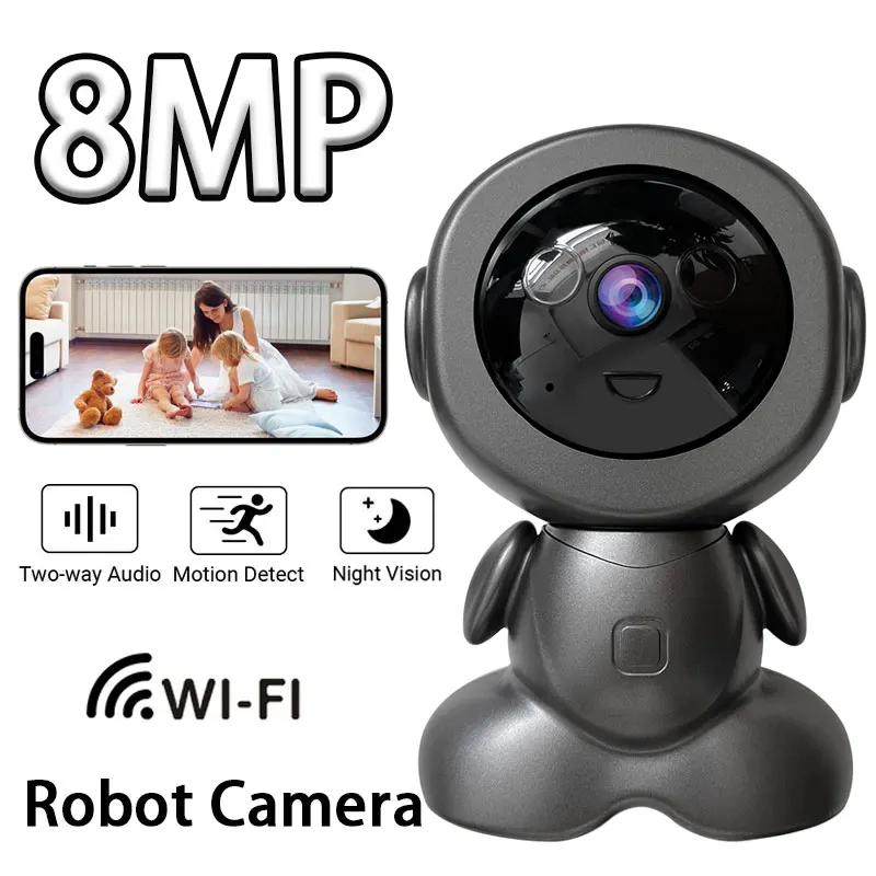 8MP-Wifi-Surveillance-Robot-Cmaera-Two-Way-Audio-Baby-Monitor-Color ...