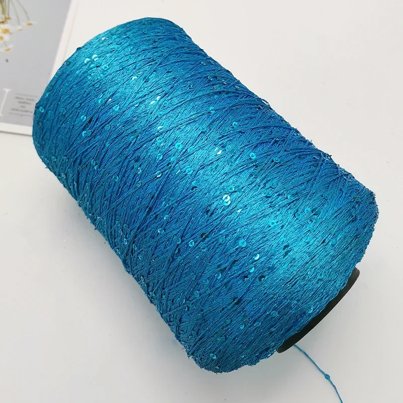 500g-Yarn-with-Sequins-for-Hand-Knitting-Sweaters-Shawls-Hats-Bags-DIY ...